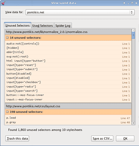 Clean Up CSS code Removing Unused Selectors - pontikis.net