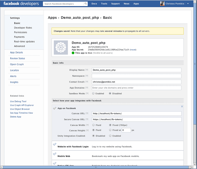 How to Auto Post on Facebook with PHP - pontikis.net