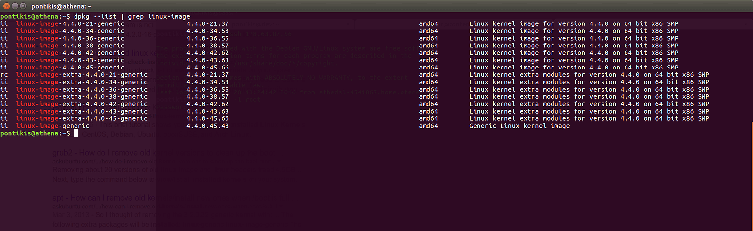 How to Remove Old Kernels in Debian and Ubuntu - pontikis.net