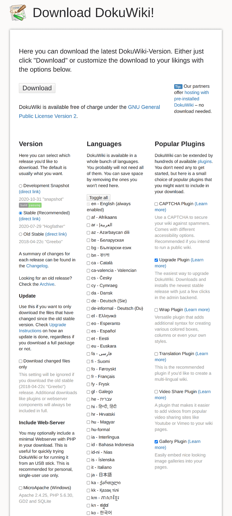 Dokuwiki Setup on Debian/Ubuntu - The Easy Guide - pontikis.net